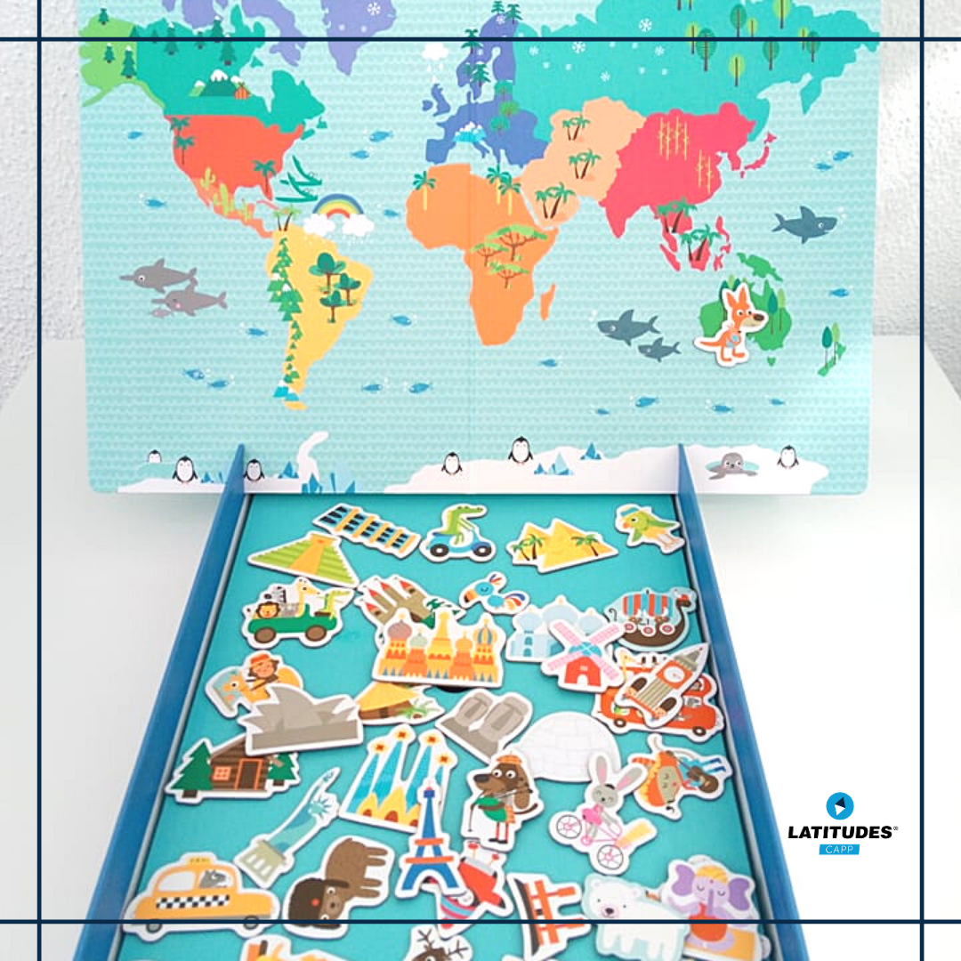 M.I. – Mapa Mundo Magnético – Latitudes World Therapy